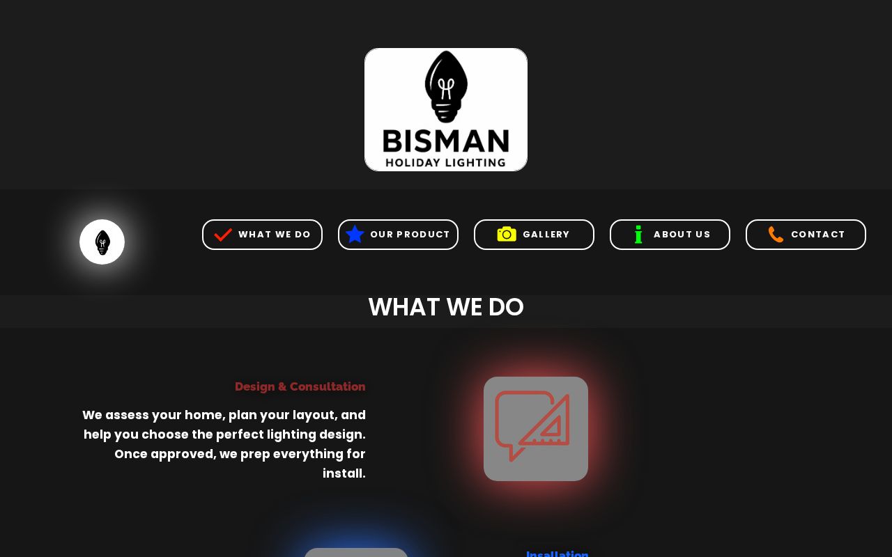 Bisman Holiday Lighting